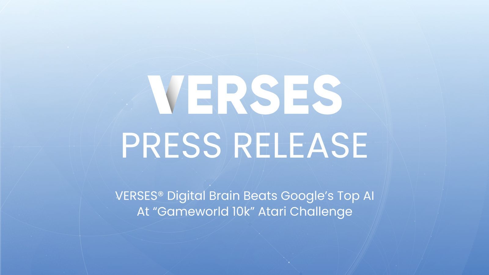 VERSES® Digital Brain Beats Google’s Top AI At “Gameworld 10k” Atari Challenge